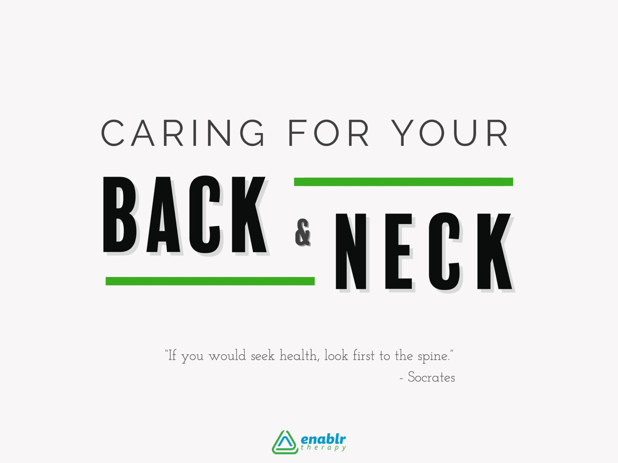Back And Neck Care | Enablr Therapy